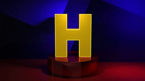 3D Render animation letter Q font alphab... | Stock Video | Pond5