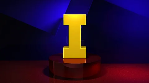 3D Render animation letter Q font alphab... | Stock Video | Pond5