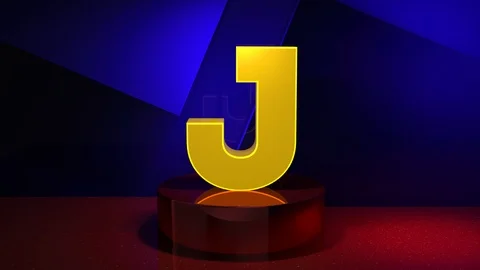 3D Render animation letter Q font alphab... | Stock Video | Pond5