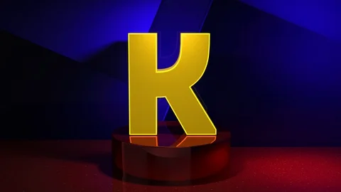 3D Render animation letter Q font alphab... | Stock Video | Pond5