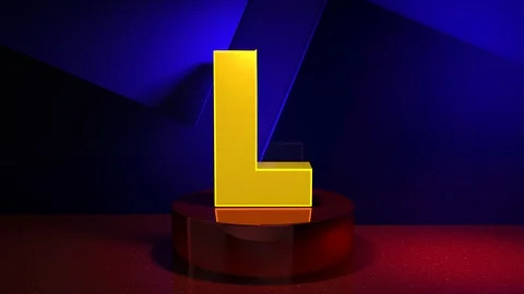 3D Render animation letter Q font alphab... | Stock Video | Pond5