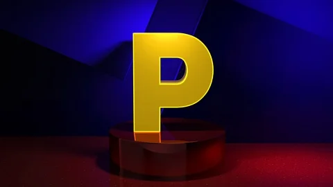 3D Render animation letter Q font alphab... | Stock Video | Pond5