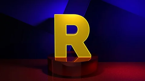 3D Render animation letter Q font alphab... | Stock Video | Pond5