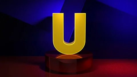 3D Render animation letter Q font alphab... | Stock Video | Pond5