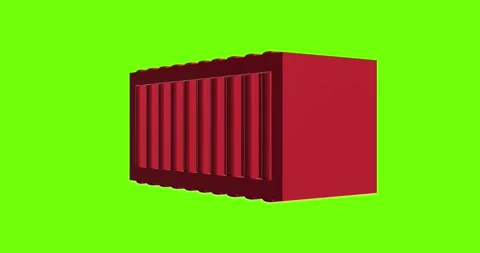 3d render container rotating animation o... | Stock Video | Pond5