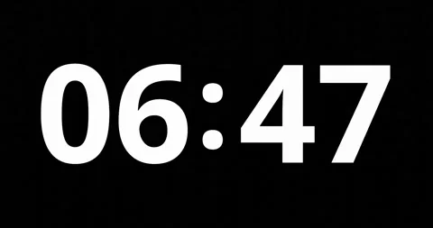 3d render of counting numbers as clock t... | Stock Video | Pond5