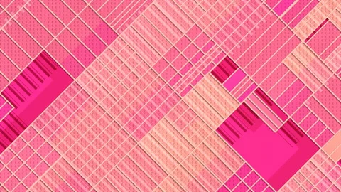 3d render diagonal movement of rectangul... | Stock Video | Pond5