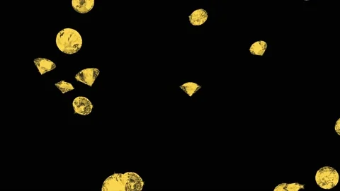 3d render of Falling Gold Diamonds on a ... | Stock Video | Pond5