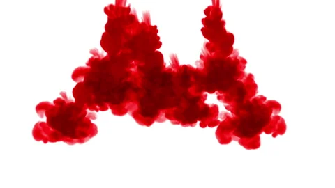 3d render of inky injections into water ... | Stock Video | Pond5