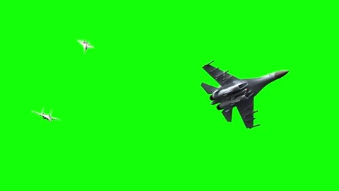 Green Screen Fighter Jets Stock Video Footage | Royalty Free Green ...