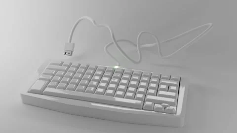 Keyboard Animated Stock Footage ~ Royalty Free Stock Videos | Pond5