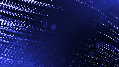 3d render loop animation of glow particl... | Stock Video | Pond5