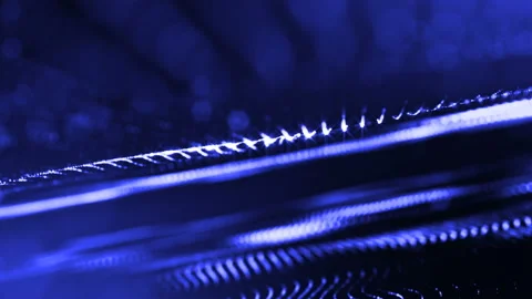 3d render loop animation of glow particl... | Stock Video | Pond5