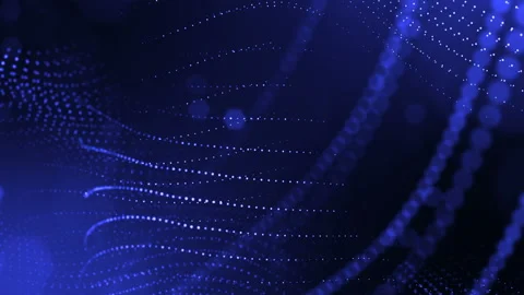 3d render loop animation of glow particl... | Stock Video | Pond5