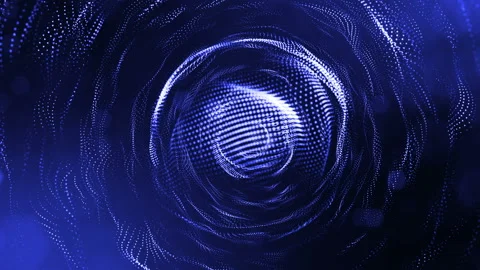 3d render loop animation of glow particl... | Stock Video | Pond5