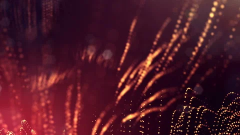 3d render loop animation of glow particl... | Stock Video | Pond5