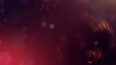 3d render loop animation of glow particl... | Stock Video | Pond5