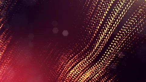 3d render loop animation of glow particl... | Stock Video | Pond5