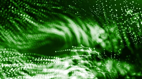 3d render loop animation of glow particl... | Stock Video | Pond5