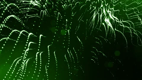 3d render loop animation of glow particl... | Stock Video | Pond5