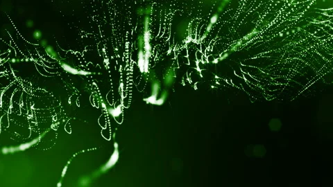 3d render loop animation of glow particl... | Stock Video | Pond5