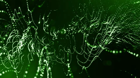 3d render loop animation of glow particl... | Stock Video | Pond5