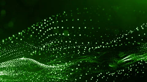 3d render loop animation of glow particl... | Stock Video | Pond5