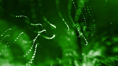 3d render loop animation of glow particl... | Stock Video | Pond5