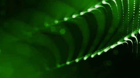 3d render loop animation of glow particl... | Stock Video | Pond5