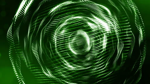 3d render loop animation of glow particl... | Stock Video | Pond5