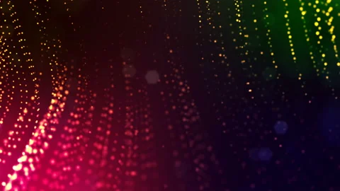 3d render loop animation of glow particl... | Stock Video | Pond5