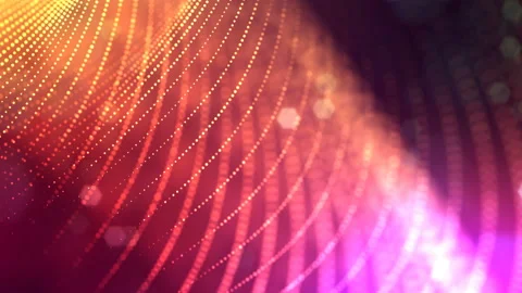 3d render loop animation of glow particl... | Stock Video | Pond5