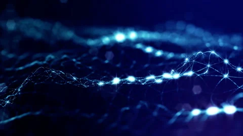 3d render loop sci-fi animation with glo... | Stock Video | Pond5