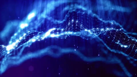 3d render loop sci-fi animation with glo... | Stock Video | Pond5