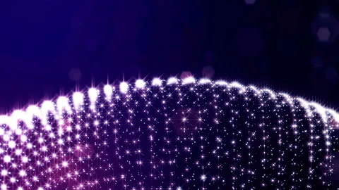3d render loop sci-fi animation with glo... | Stock Video | Pond5