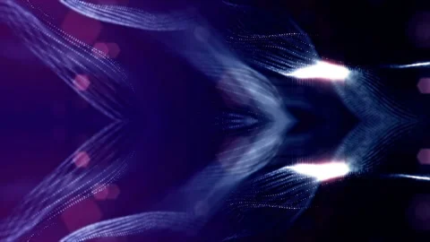 3d render loop sci-fi animation with glo... | Stock Video | Pond5