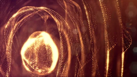 3d render loop sci-fi animation with glo... | Stock Video | Pond5