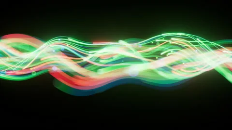 3d render, looping animation of glowing ... | Stock Video | Pond5