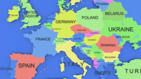 Kingdom United Map Zoom Stock Footage ~ Royalty Free Stock Videos | Pond5