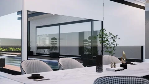 3D Render Modern House Design | Stock Video | Pond5