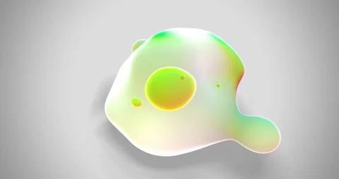 3D render of a motion of amoeba proteus ... | Stock Video | Pond5