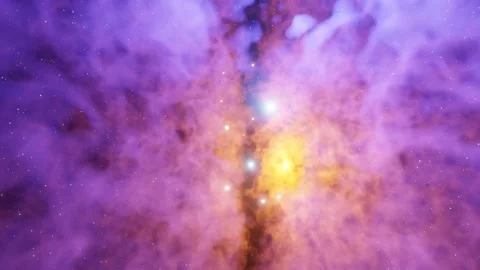 3d render Nebula Loop background with gl... | Stock Video | Pond5