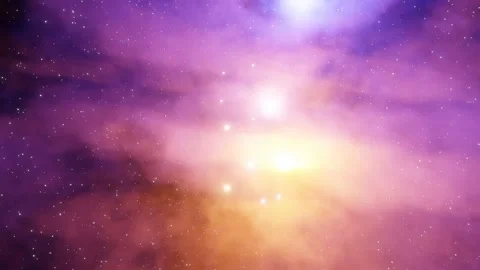 3d render Nebula Loop background with gl... | Stock Video | Pond5