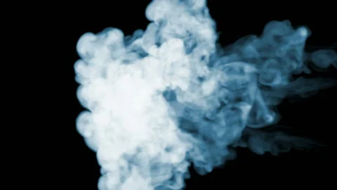 3d render of smoke simulation isolated o... | Stock Video | Pond5