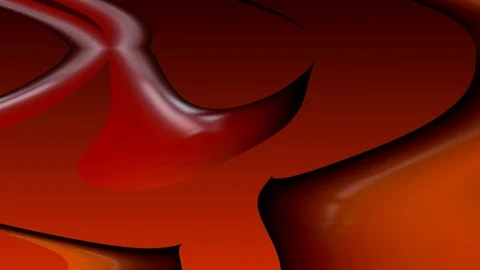 3d render smooth amber abstract shape ba... | Stock Video | Pond5