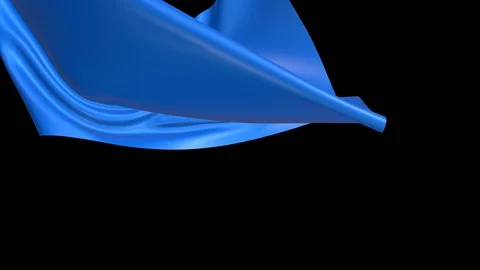 3d render of tearing off the screen blue... | Stock Video | Pond5
