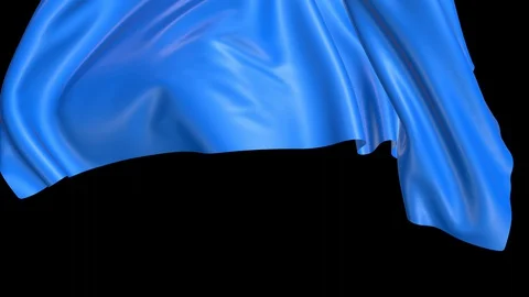 3d render of tearing off the screen blue... | Stock Video | Pond5