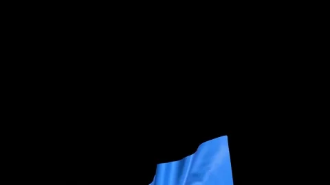 3d render of tearing off the screen blue... | Stock Video | Pond5