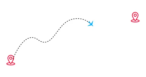 3d rendered animation of airplane fligh... | Stock Video | Pond5
