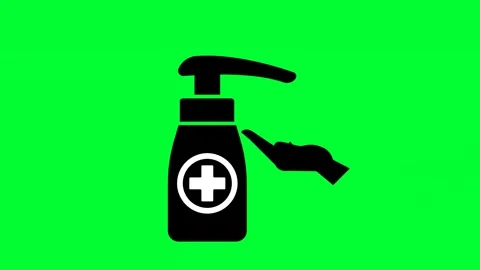 3d rendered animation of antiseptic and ... | Stock Video | Pond5